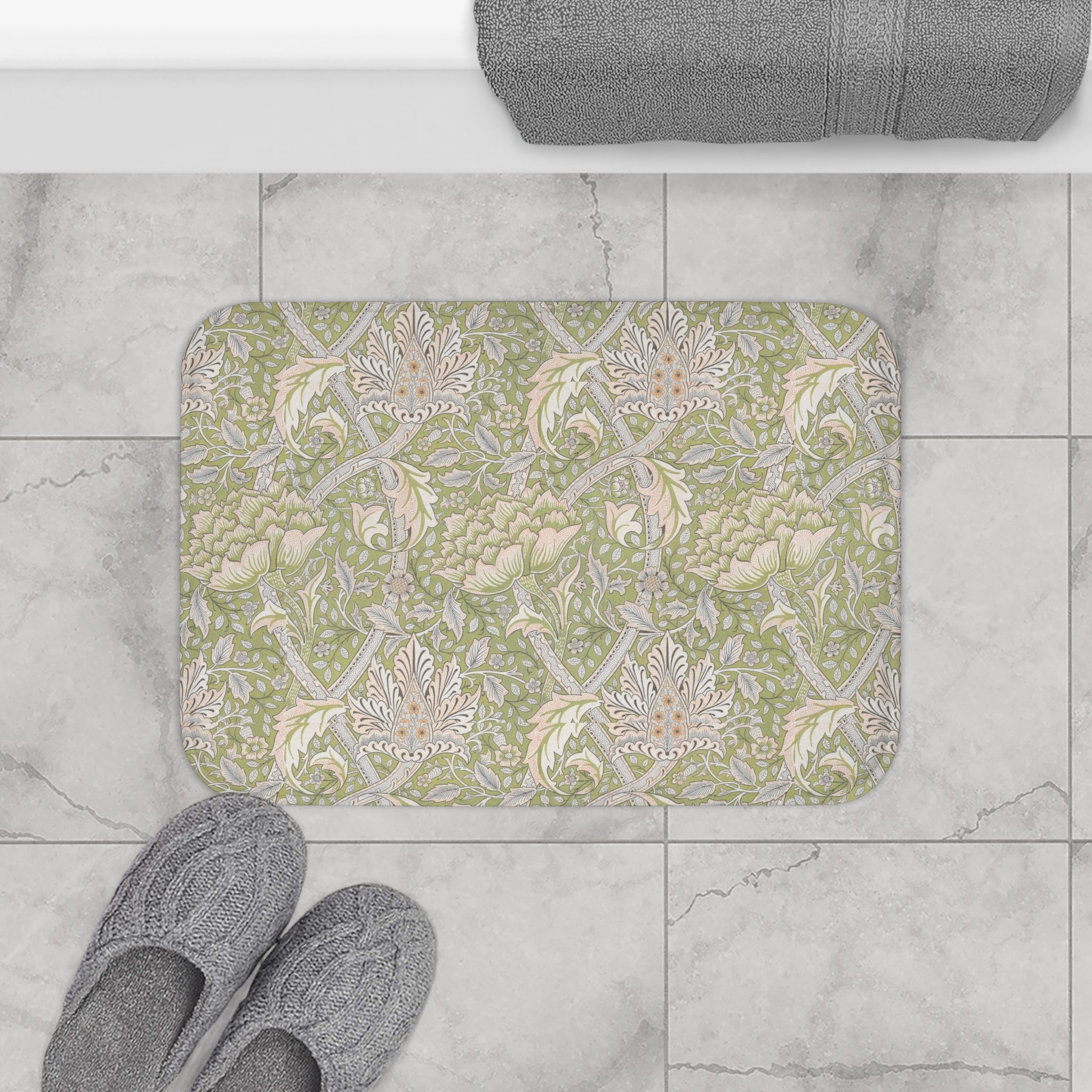 Microfibre Bath Mat William Morris - Windrush Collection (Brook ...