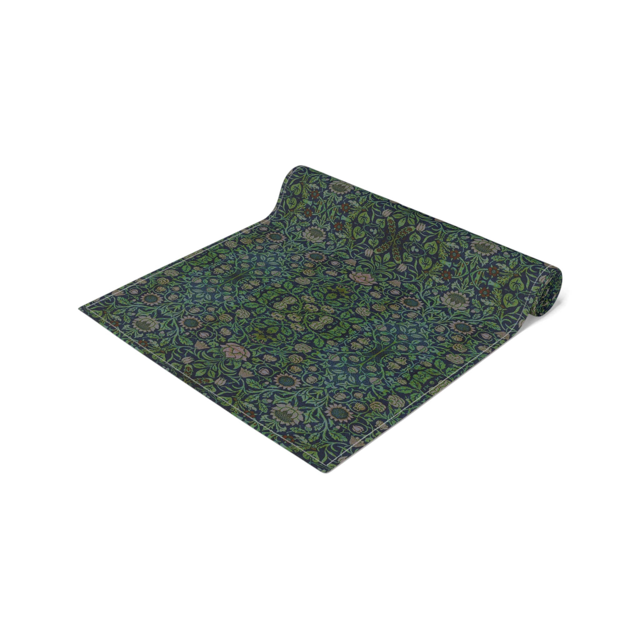 Table Runner by William Morris - Violet and Columbine (Green) – Willy ...